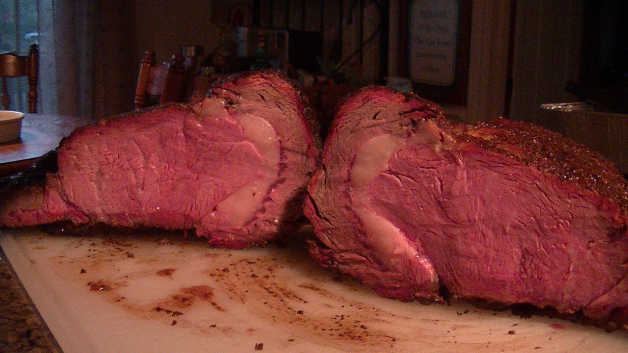 Smoked Prime Rib - Texas Style - 2014 - YouTube