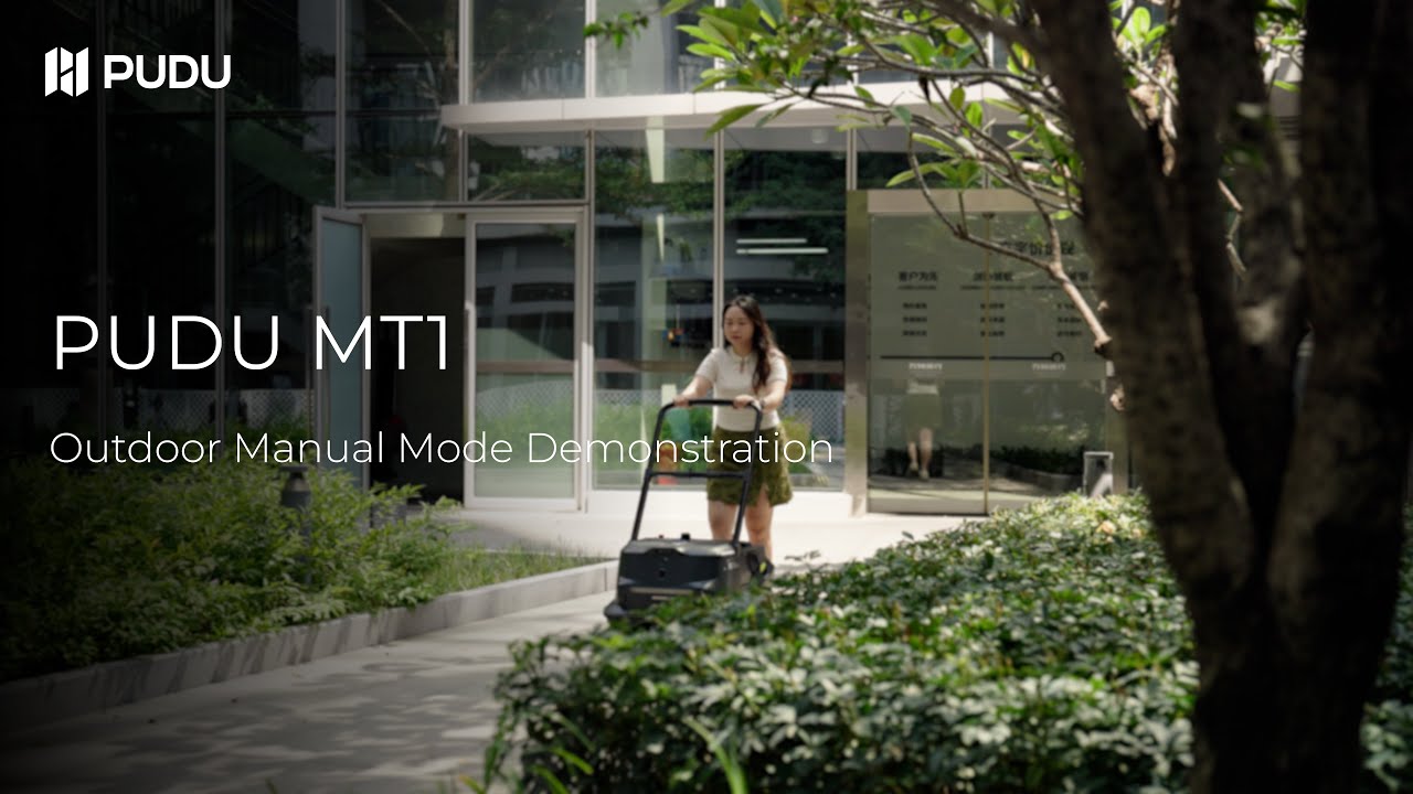 PUDU MT1 - Outdoor Manual Mode Demonstration | Pudu Robotics - YouTube