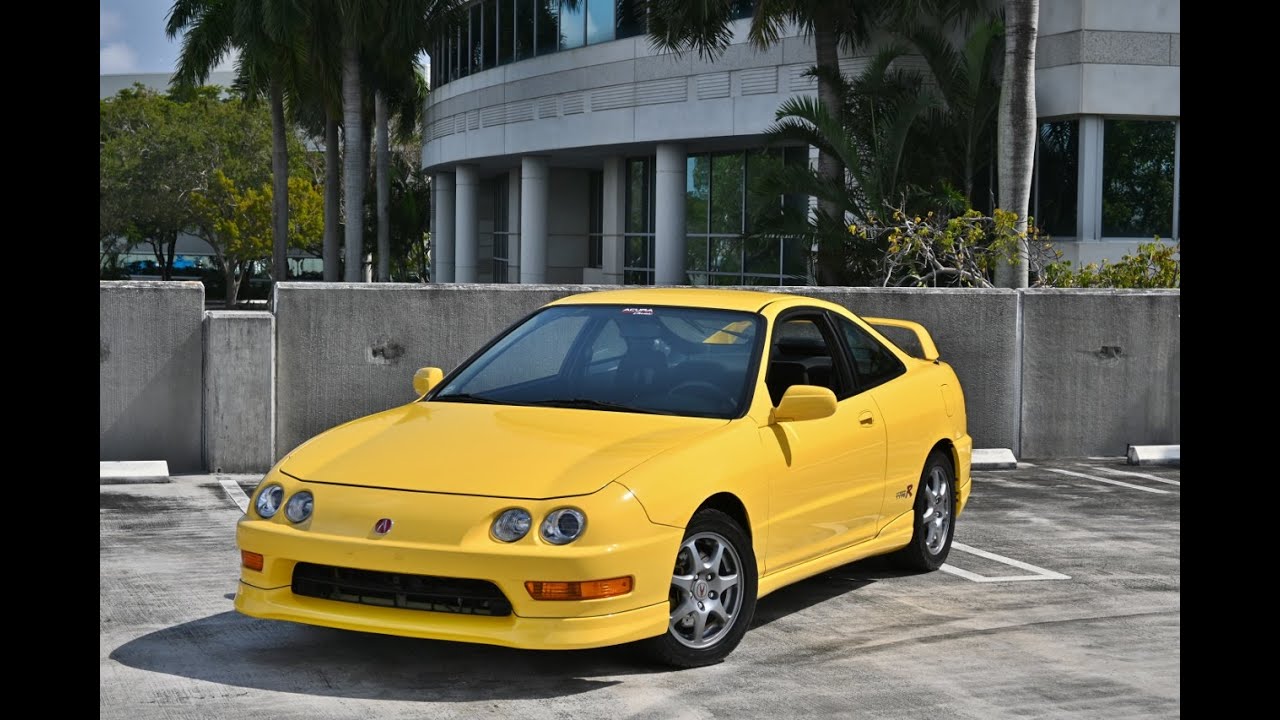 2001 Acura Integra Type R #1009 Phoenix yellow ONLY 30K Miles ...