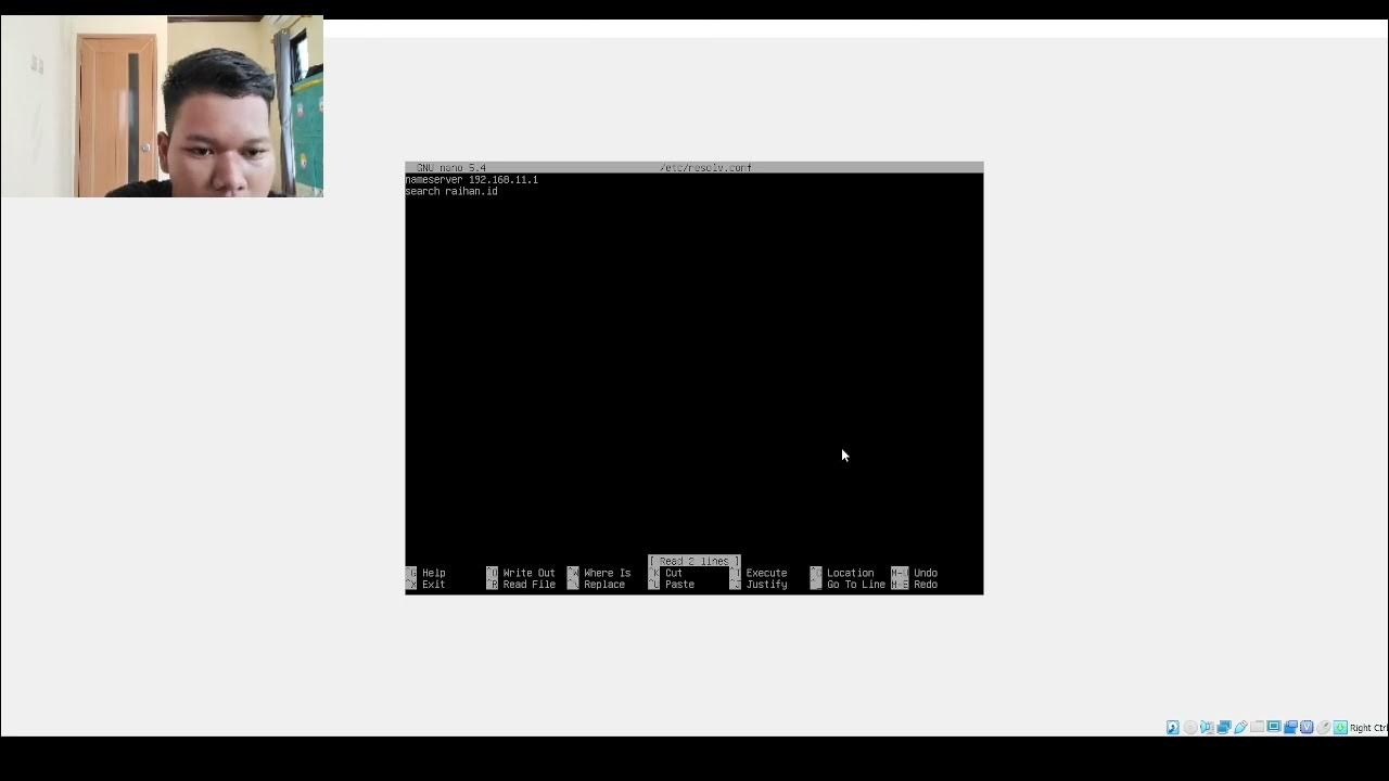 MEMBUAT DNS DAN WEB SERVER ENGIN X - VIRTUAL BOX RAIHAN AHZAUL - YouTube