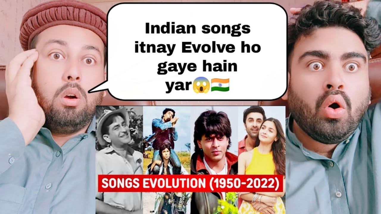 Evolution Of Indian Hindi Songs From 1950 to 2023 | Pakistani Reaction ...