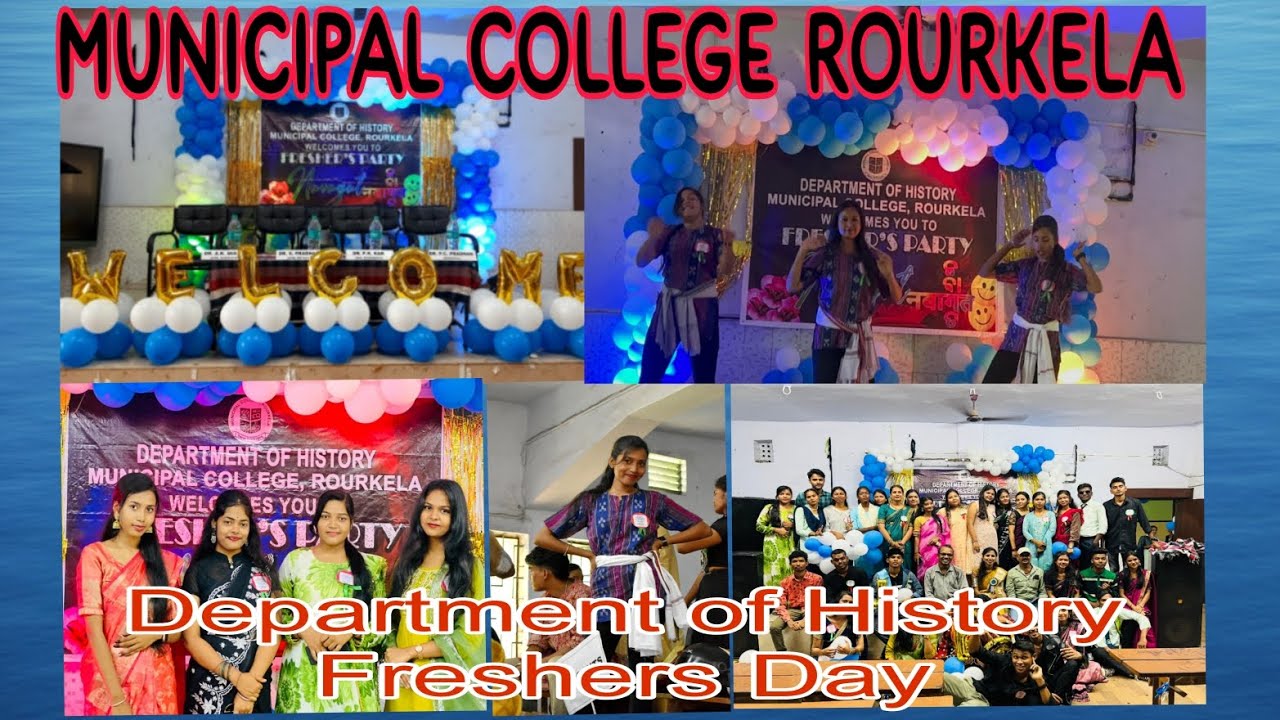 Municipal college, Rourkela || Fresher day celebrate || Department of ...