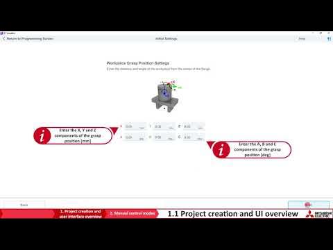 How to program MELFA ASSISTA in RT VisualBox software Project creation ...