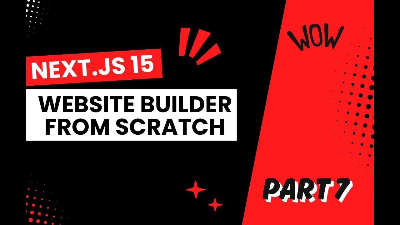 Next.js 15 Website Builder with TypeScript, Clerk, Tailwind, ShadCN, Tiptap (Step-by-Step ...