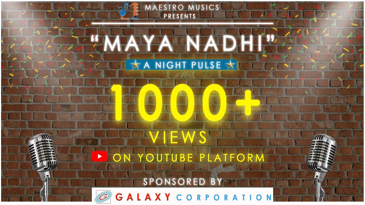 MAYA NADHI - LIVE MUSIC - MAESTRO MUSICS - YouTube