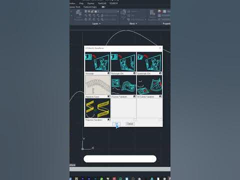 Autocad YQ arch Lisp "Objects to Curve" - YouTube