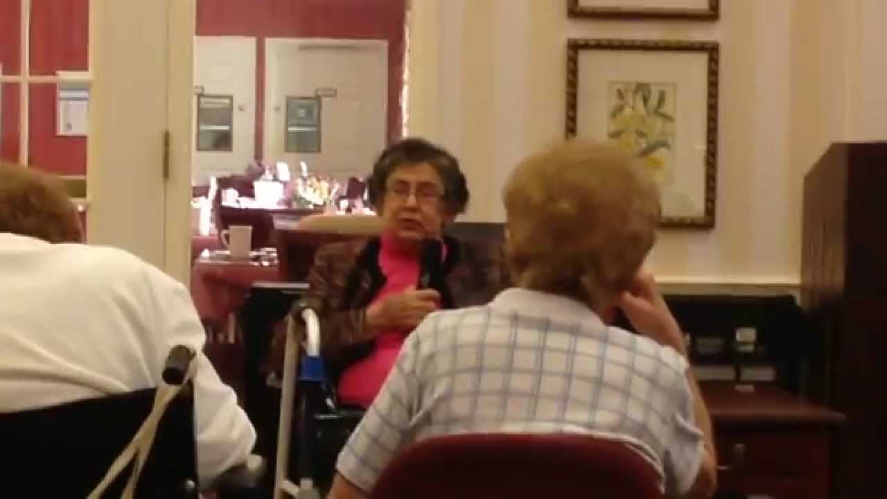 Mildred Robinson talking about growing up on the chicken farm in Toms ...