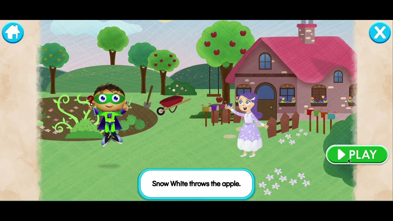 PBS Kids Game Super Why Read Change the Story and Save the Day - YouTube
