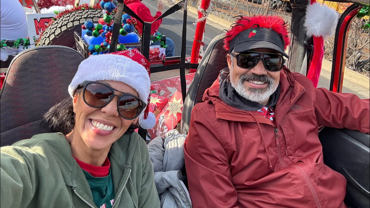 Parade Time!: Pulling our float through our Hometown Holiday Parade 🎄 ...