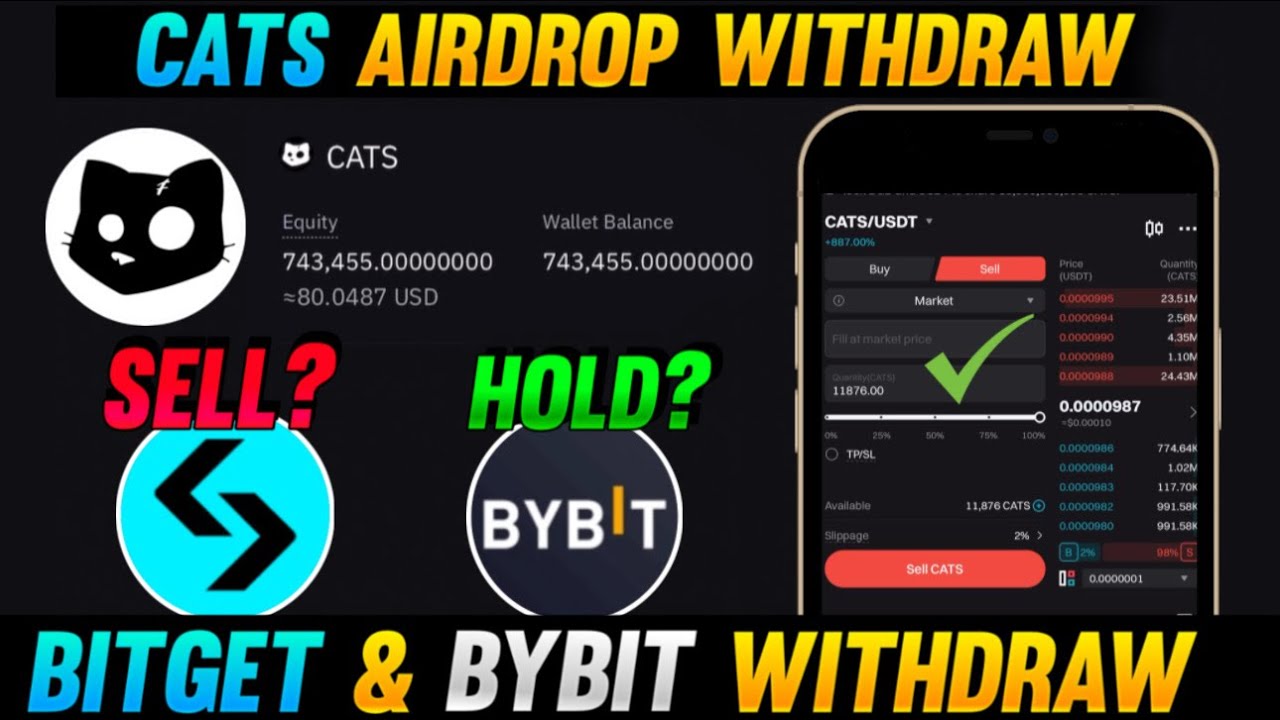Cats Airdrop Withdraw Bitget & Bybit | Cats Airdrop Sell or Hold | How ...