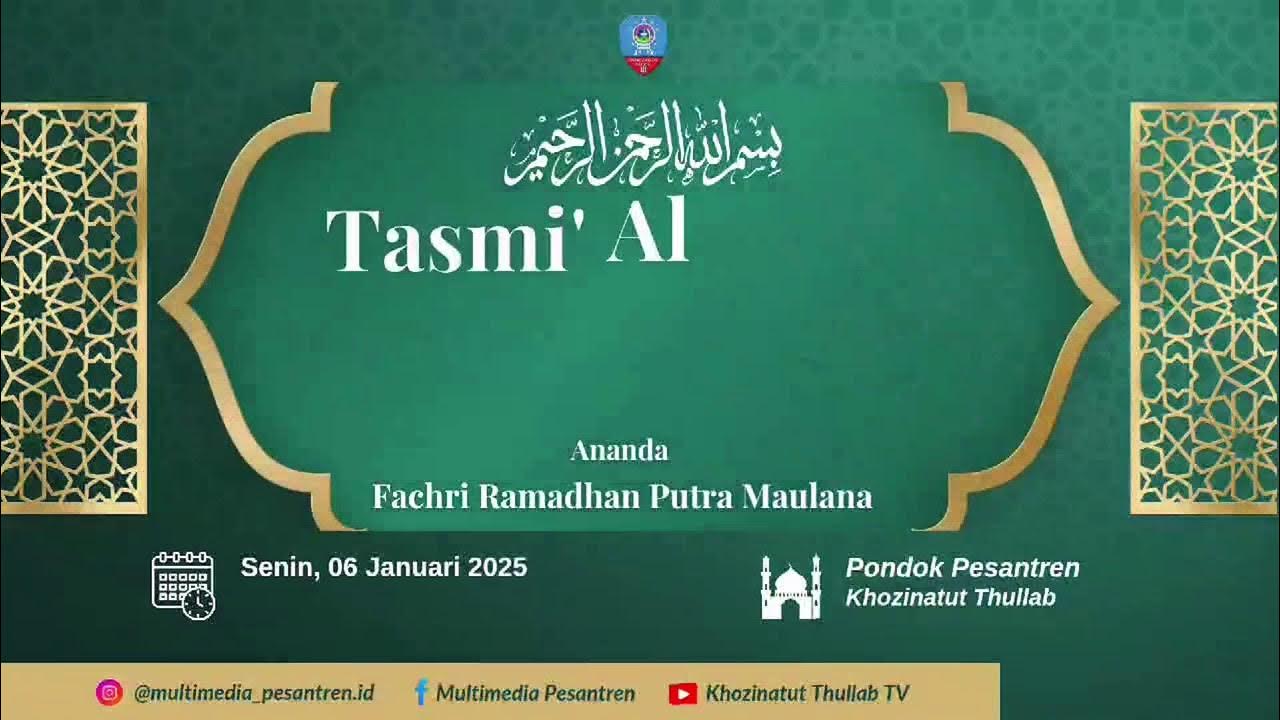 🔴LIVE | TASMI' KUBRO 30 JUZ Ananda Fachri Ramadhan Putra Maulana - YouTube