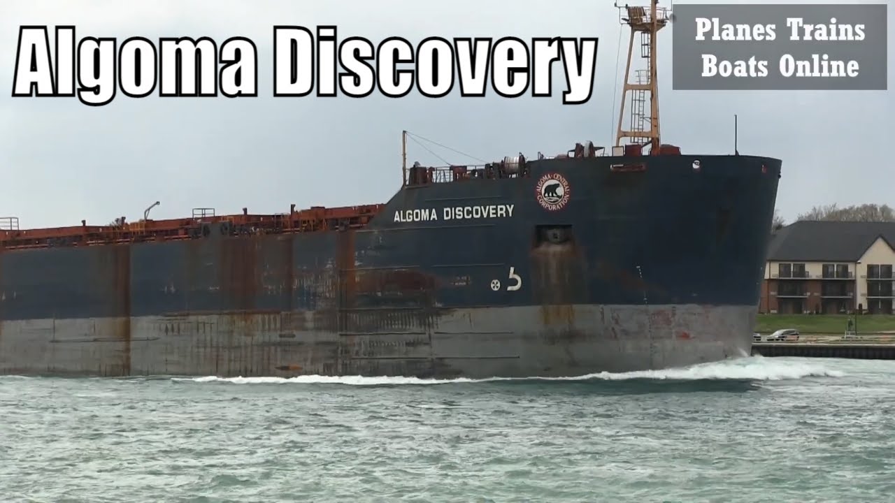 1987 Algoma Discovery - 731ft / 222m - Bulk Carrier Cargo Ship In Great ...