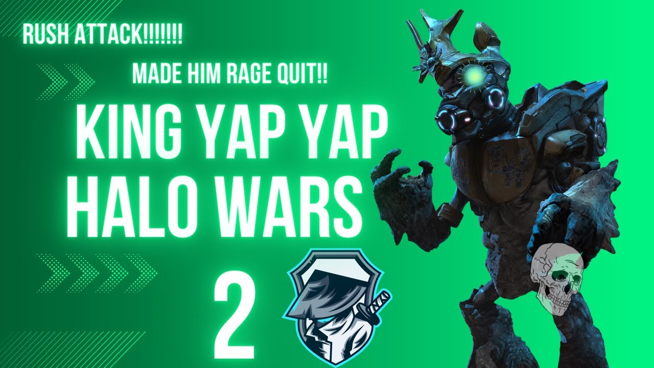 King Yap Yap The King Of Rush Attacks!!!//Halo Wars 2!!!! - YouTube