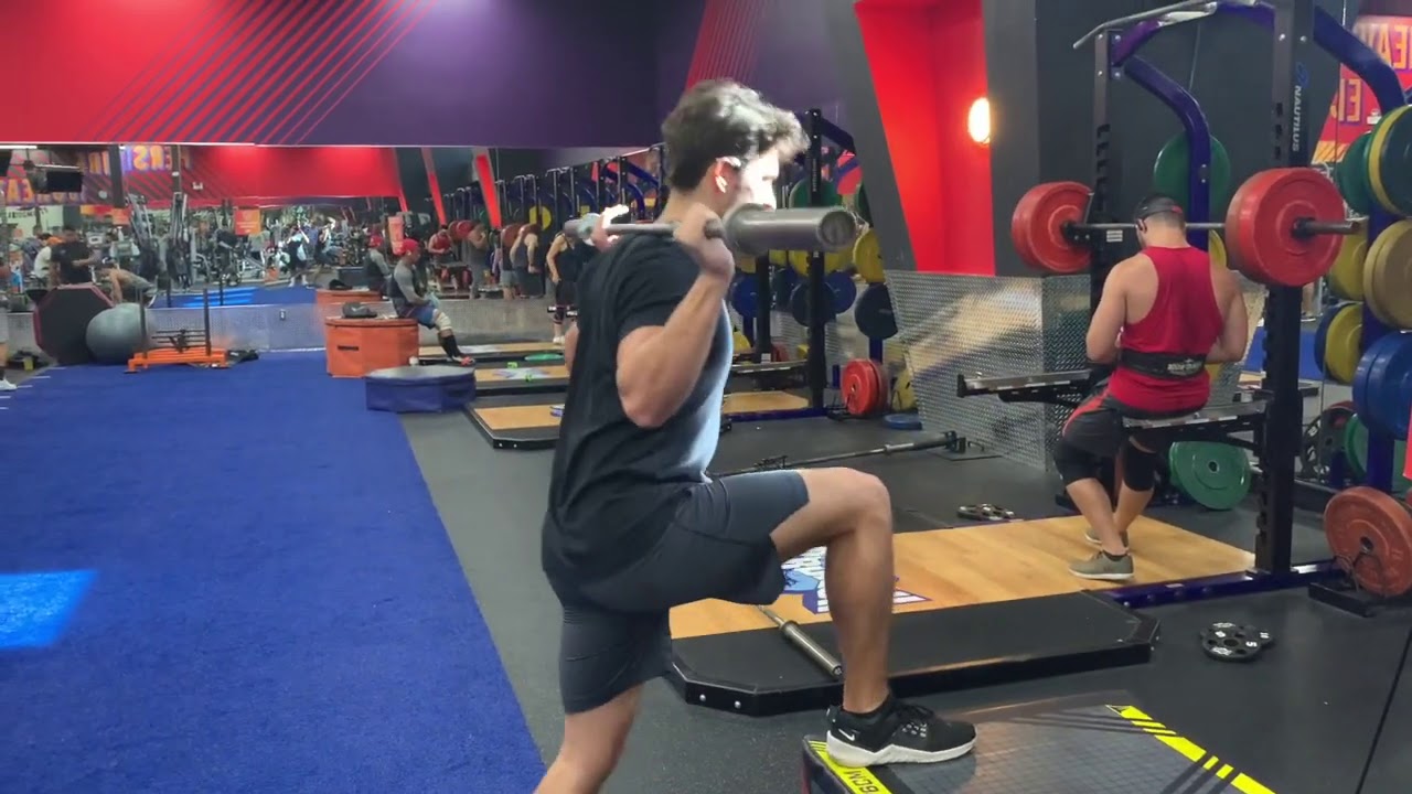 Barbell Step Ups - YouTube
