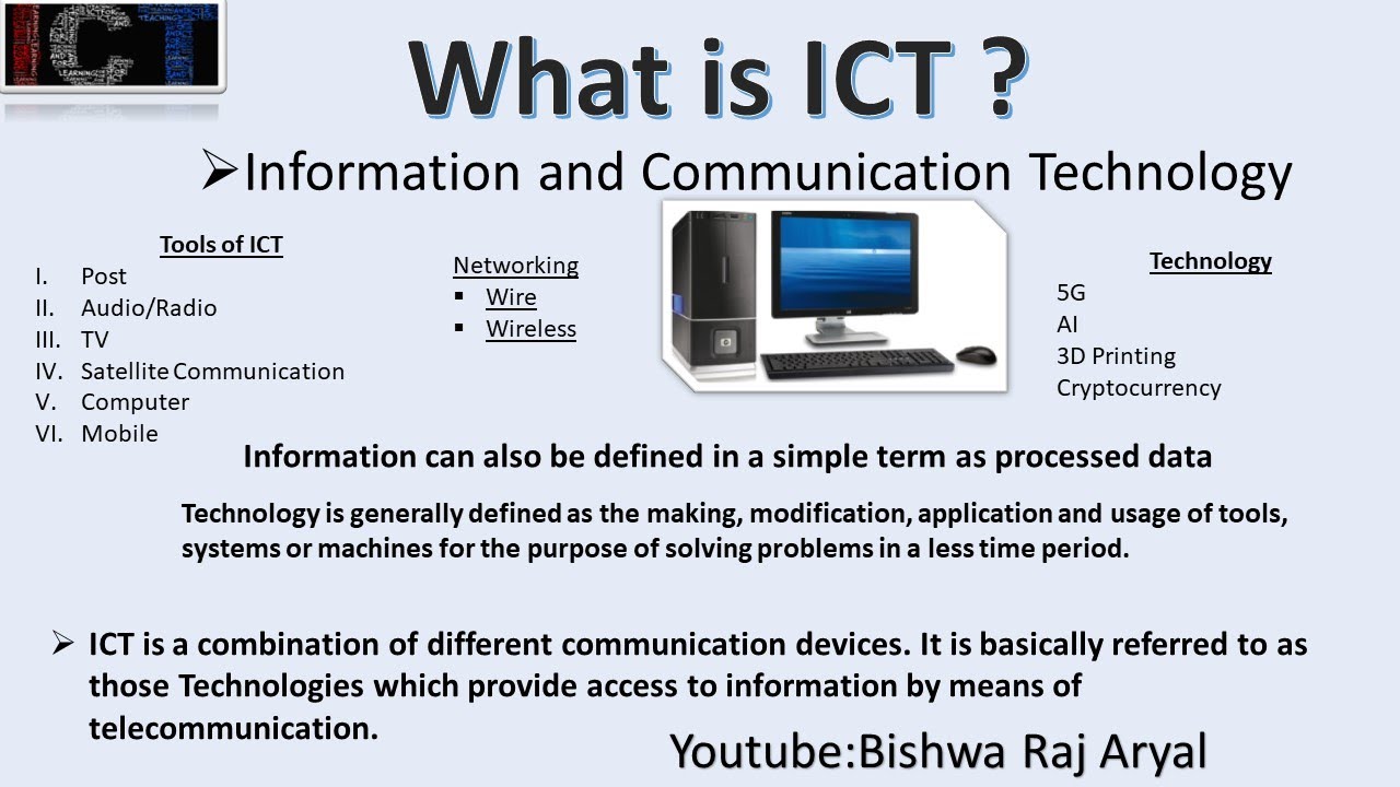 What is ICT? - YouTube