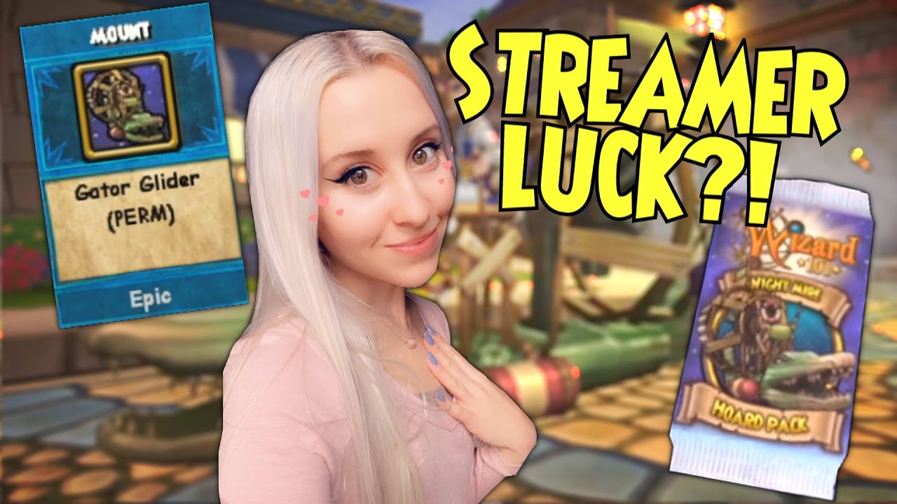 *NEW* NIGHT MIRE HOARD PACK INSANE STREAMER LUCK! | Wizard101 - YouTube