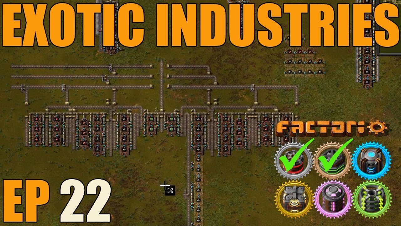 Factorio Exotic Industries - Let's Play Ep 22 - Green Circuit Design ...