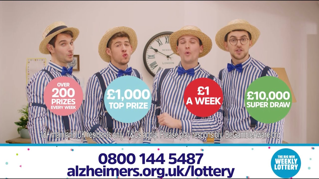The Big Win Weekly Lottery - Barbershop Quartet - TV Advert - YouTube