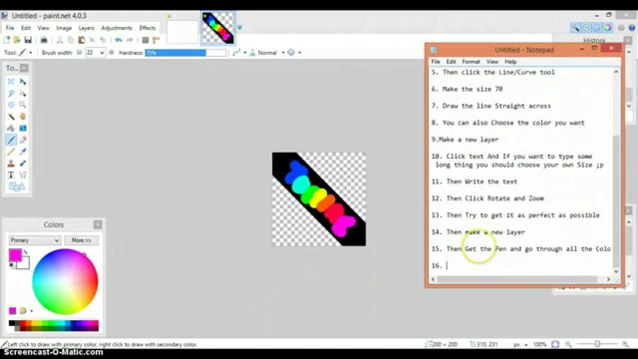 How to make a rainbow Sash Roblox - YouTube