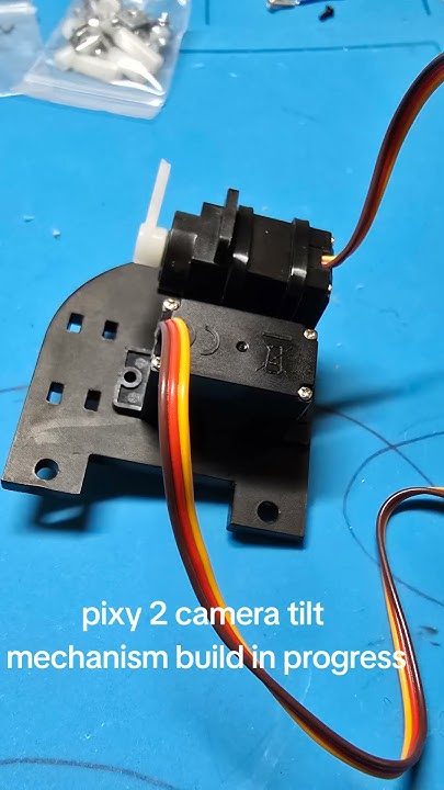 Pixy2 camera tilt mechanism build - YouTube