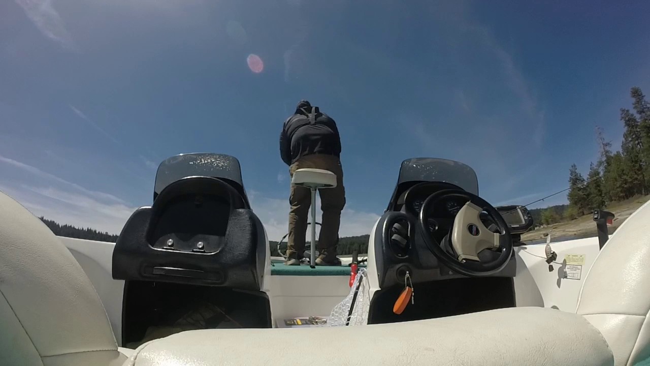 Oregon Bass fishing. Go Pro. Hook set around 2 minute mark. - YouTube