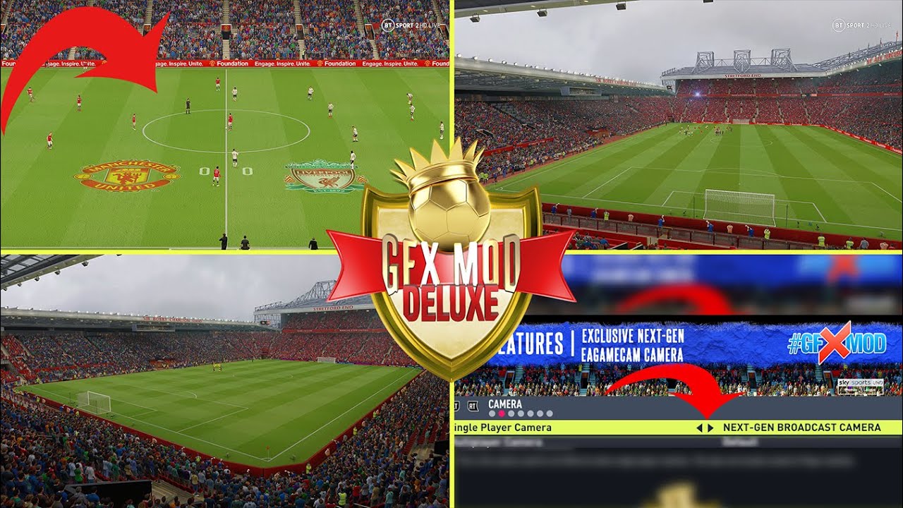 FIFA 22 | GFX MOD DELUXE | EXCLUSIVE EAGAMECAM NEXT-GEN CAMERA + HD ...