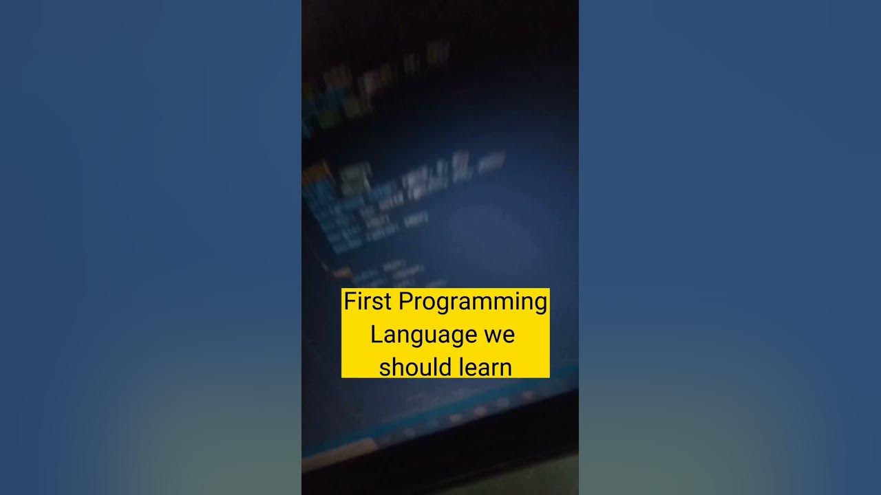 First Programming Language After Html And Css Youtube