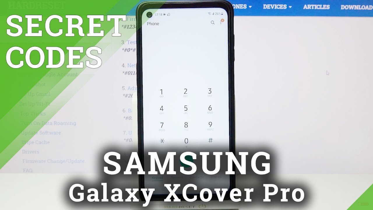 Secret Codes SAMSUNG Galaxy XCover Pro - Testing Menu / Service Mode ...