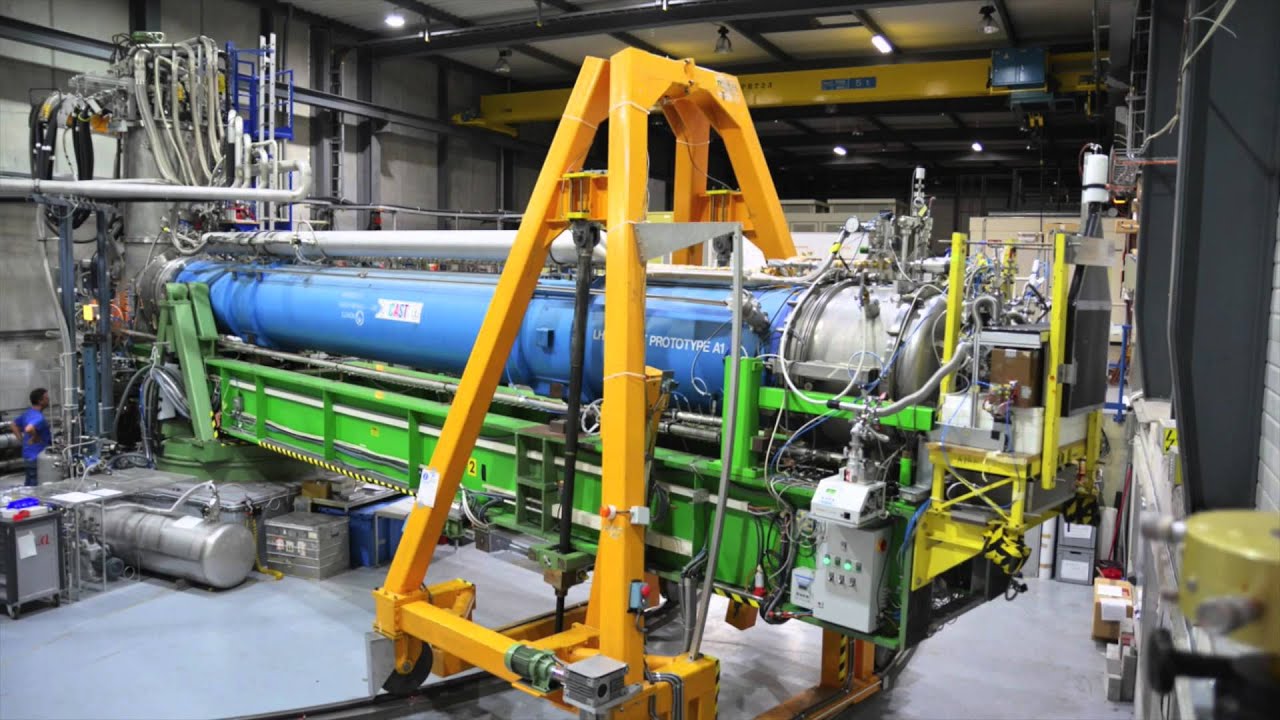 CERN Axion Solar Telescope (CAST) solar tracking - YouTube