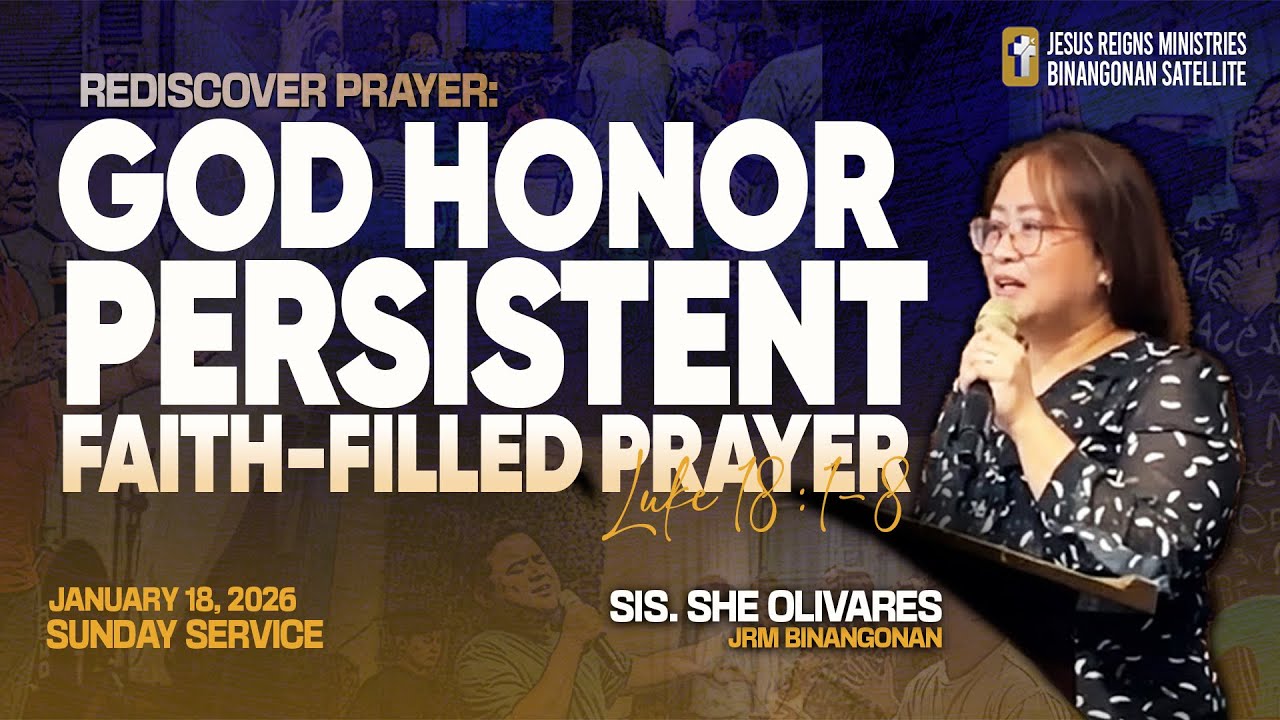 GOD HONORS PERSISTENT, FAITH-FILLED PRAYER | She Olivares - YouTube