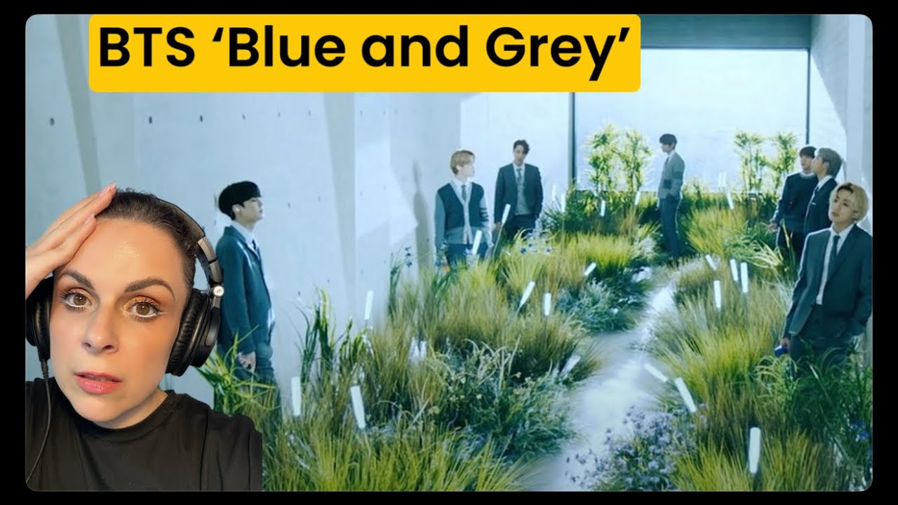 Reacting to BTS 'Blue and Grey' LIVE (free on Patreon link in ...