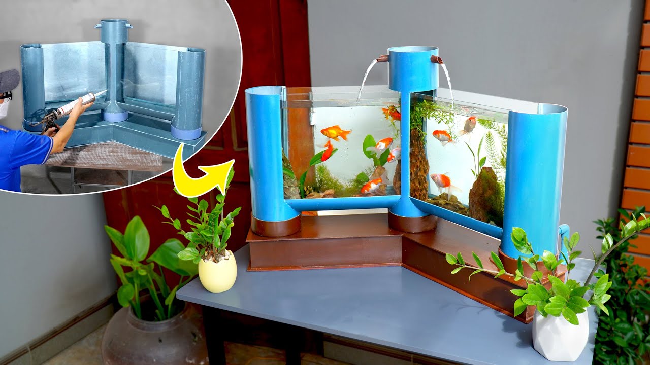 Aquarium idea you SHOULD try once in your life | PVC fish tank ideas ...