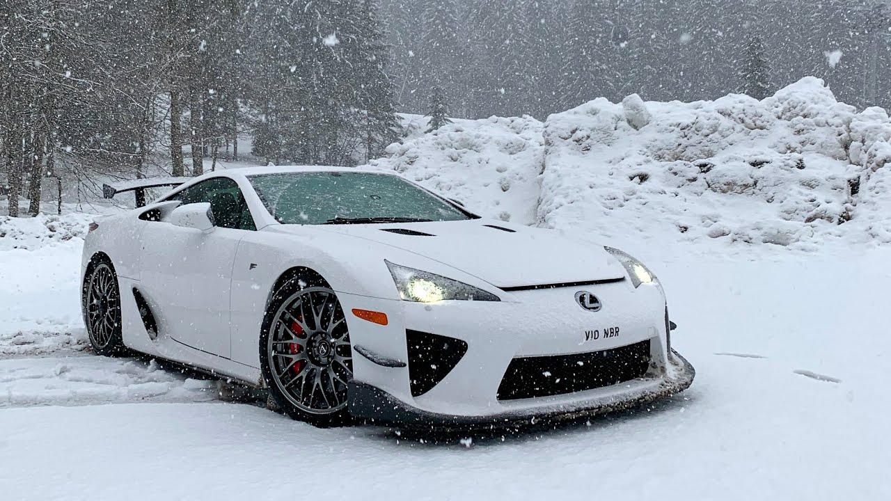 Lexus LFA Nurburgring in the SNOW!!! ️ - YouTube