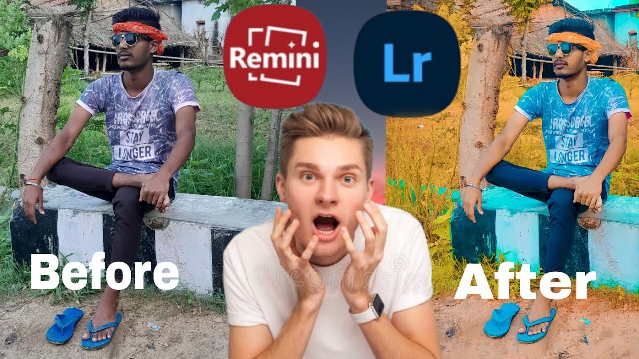 LIGHTROOM photo editing free tutorial || Make your photo HD with REMINI ...