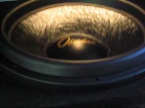 Insane Bass From Single 15" Obsidian Audio Subwoofer - YouTube