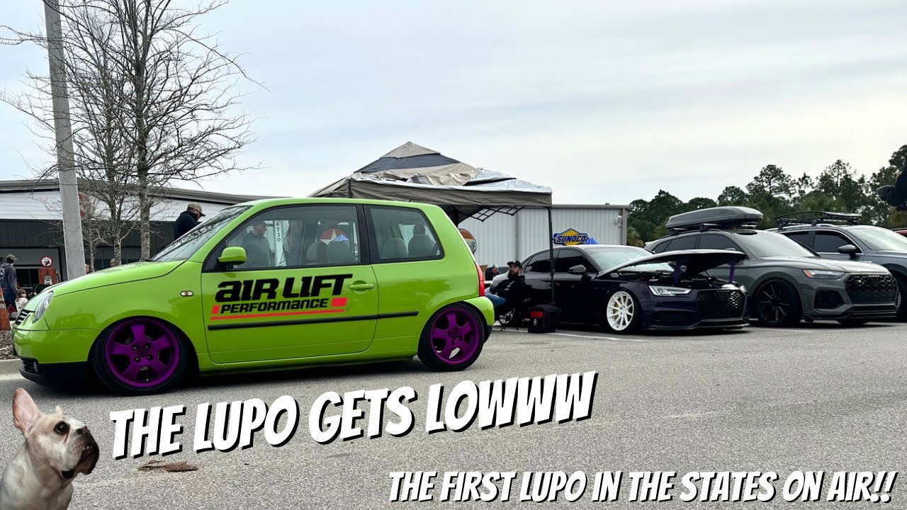 VW Lupo Air Ride Install - First in the US!! - YouTube