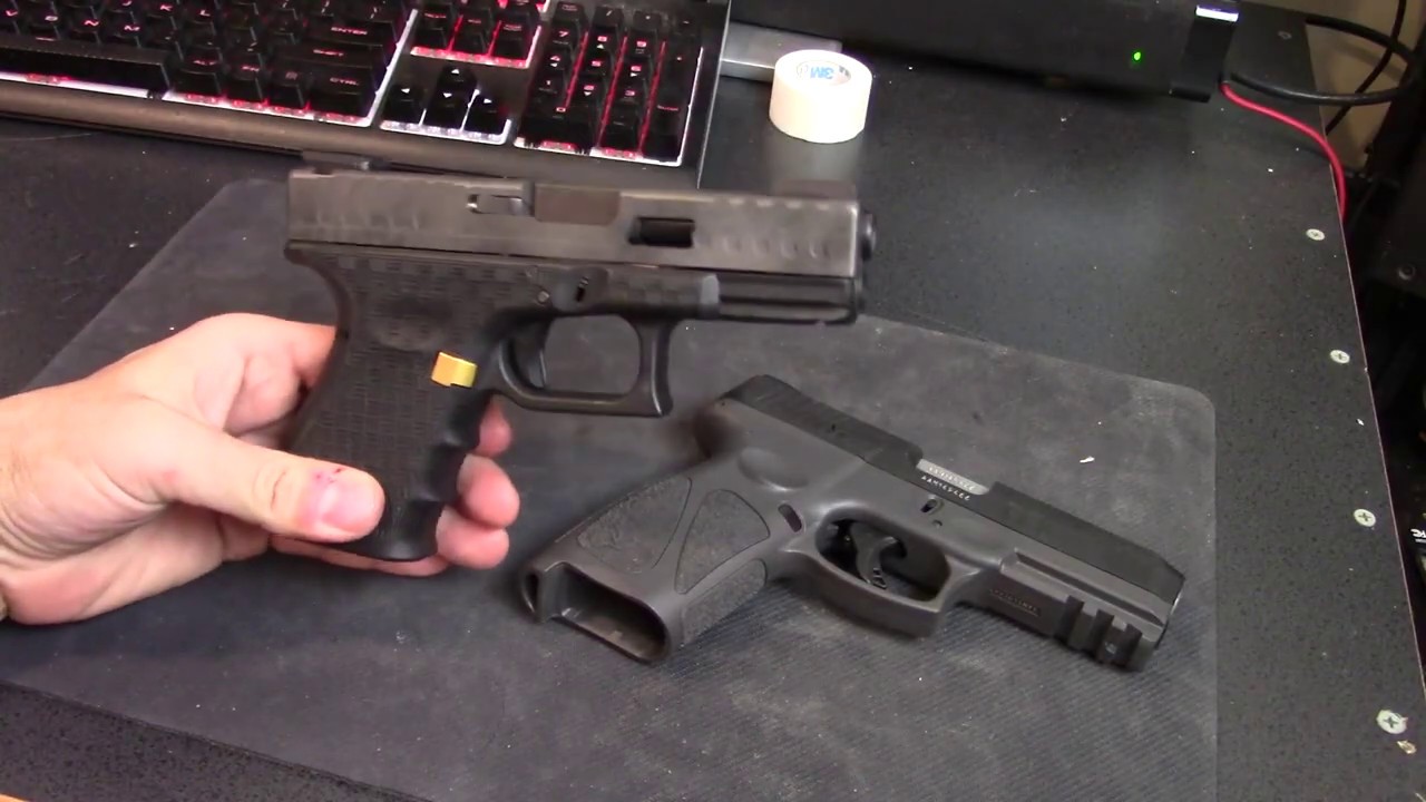 Taurus G3 Vs. Glock 19 Tabletop Review - YouTube