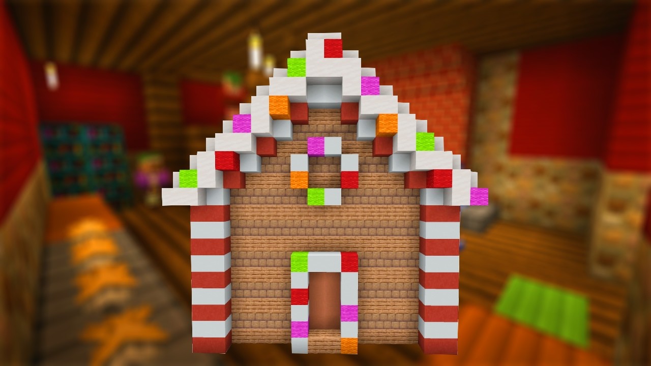 How to Build a Christmas Gingerbread House | Minecraft Tutorial - YouTube