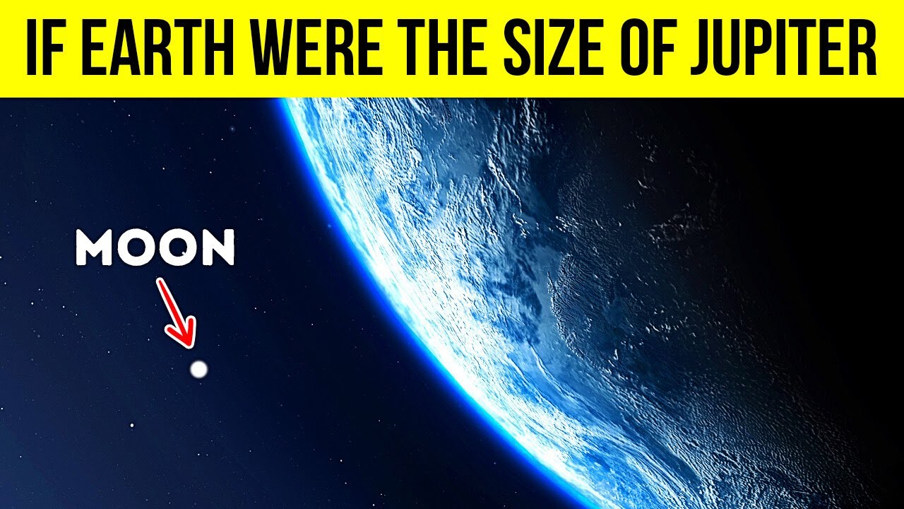 What If Earth Was 10 Times Bigger - YouTube