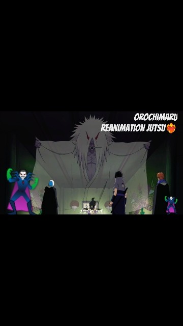 orochimaru reanimation jutsu 🦹 ️‍🔥#naruto #youtubeshorts #animeedit # ...