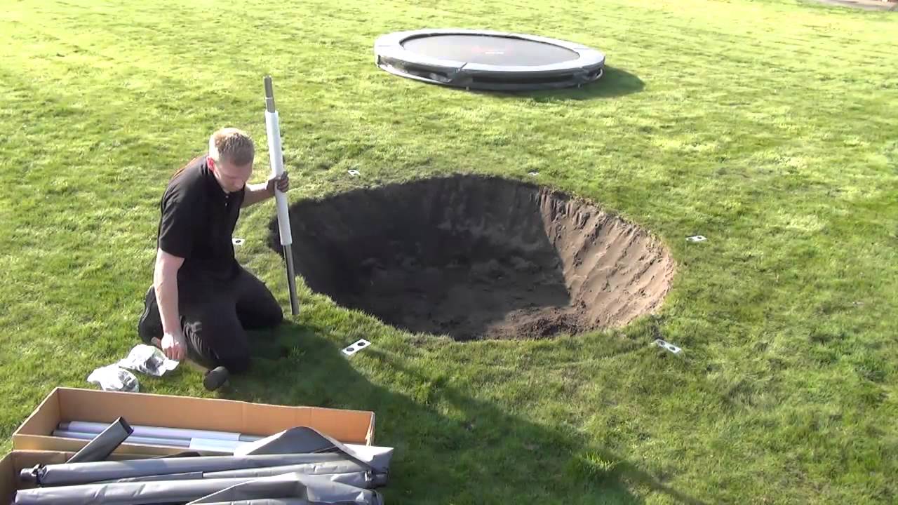 Enclosure - Safety net - In-Ground trampoline Avyna PROLINE I avyne.eu ...