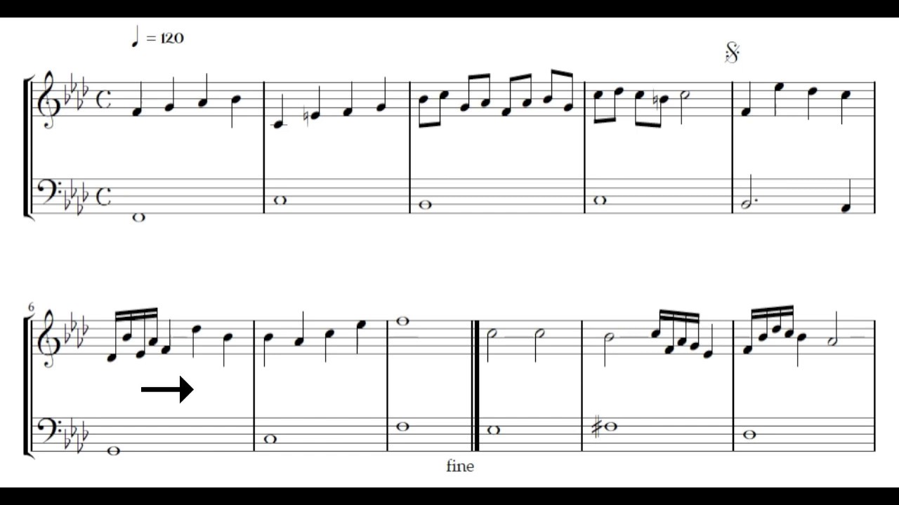 Minute Lesson #8: D.S. al Fine, Segno, & Fine - YouTube