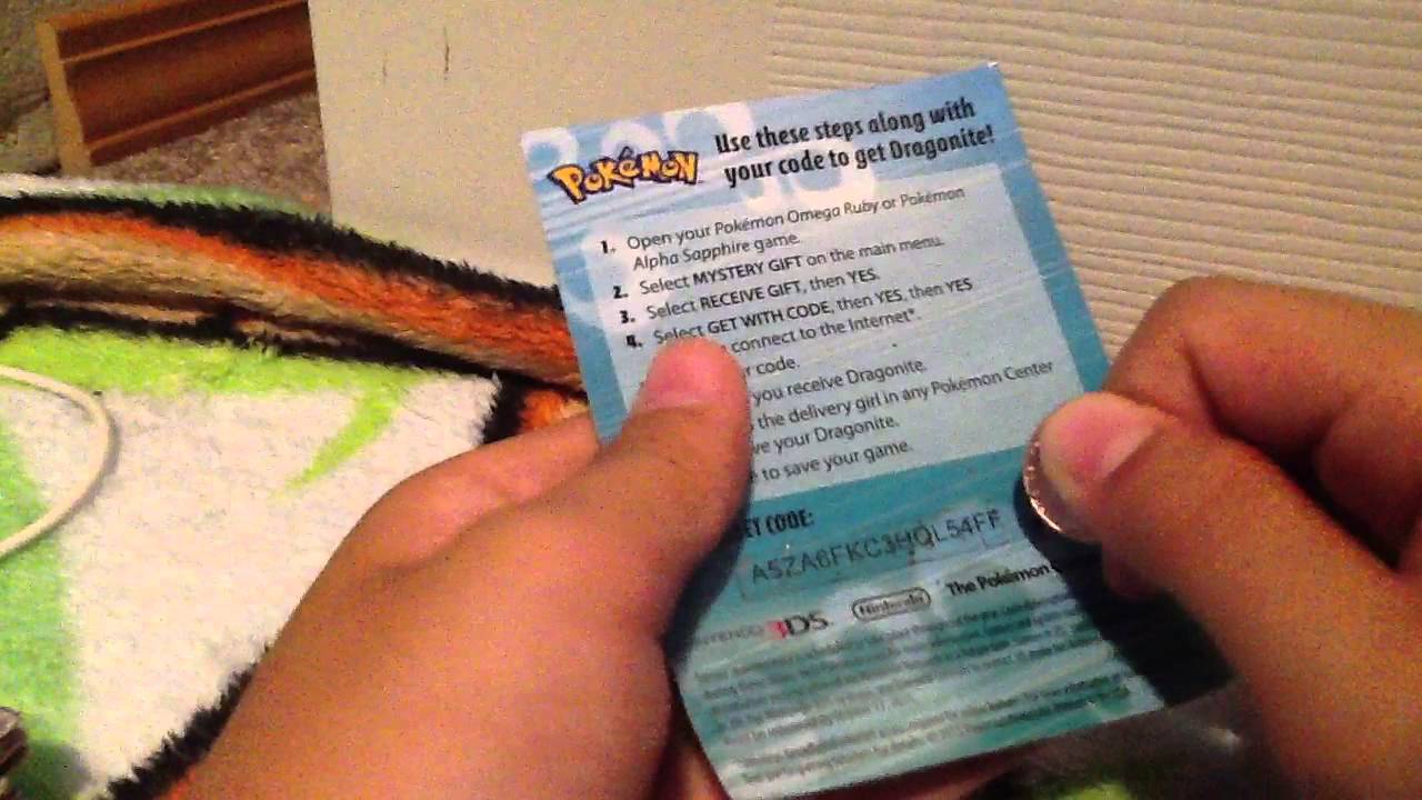 Dragonite code for pokemon ruby or pokemon sapphire - YouTube