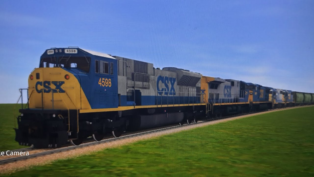 Trainz review: CSX SD80MAC - YouTube