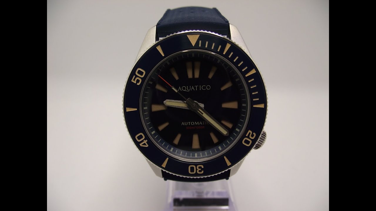Aquatico Poseidon 4K Watch Review - YouTube