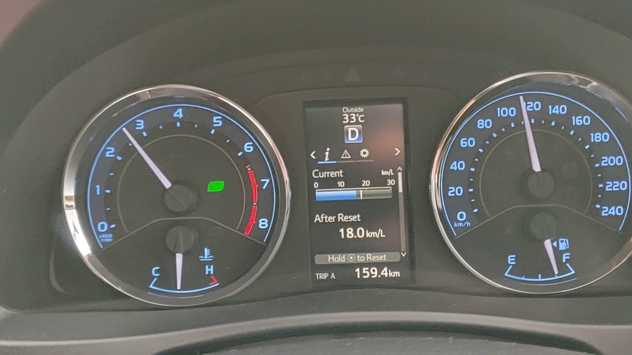 Toyota Altis 1.6 (2018) Fuel Average (18km/L) on M1 Part 2 - YouTube