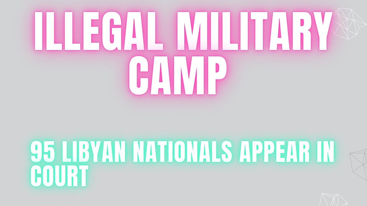 The 95 Libyan nationals appear in court - YouTube