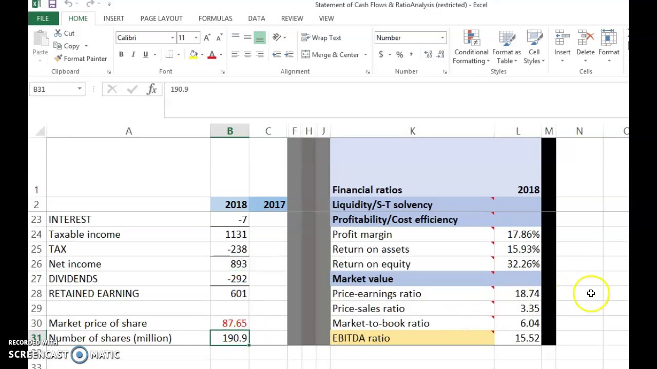 Chapter 3 - Financial Analyses (Part 13) - YouTube
