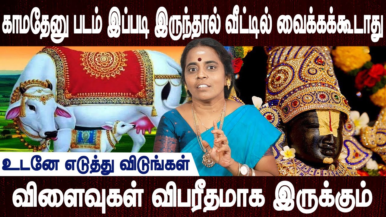 பெருமாளின் கோபத்துக்கு ஆளாவீர்கள் | Kamadhenu photo | Aanmeegam tips ...