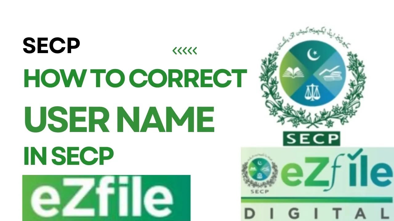 How to Correct Name in SECP eZfile | How to Correct Username in SECP ...